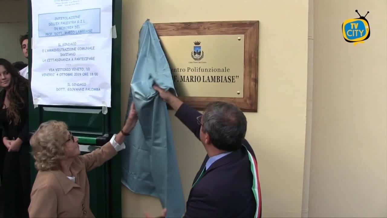 Torre del Greco: l'ex palestra GIL intitolata a Mario Lambiase - VIDEO